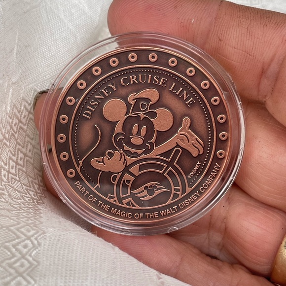 Disney | Art | Hpdisneys Solid Copper Cruise Keel Coin | Poshmark